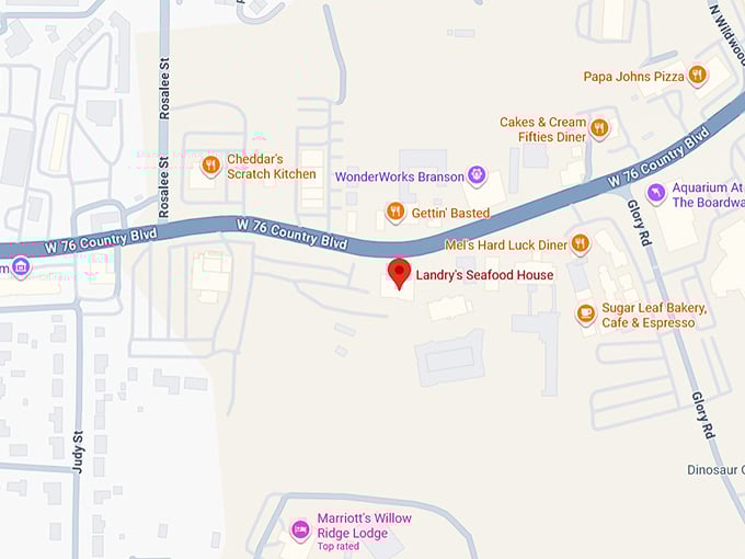 16. landry’s seafood house map