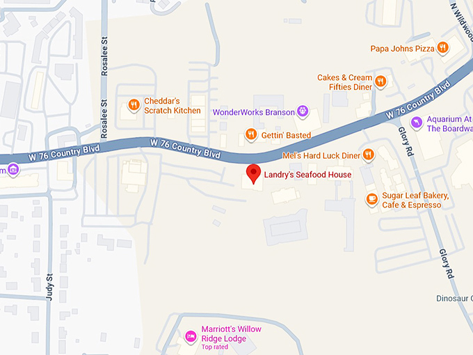 16. landry’s seafood house map