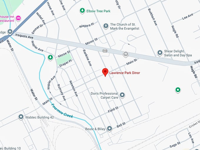 16. lawrence park dinor map