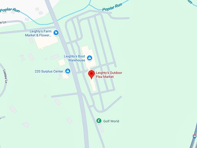 16. leighty's outdoor flea market map