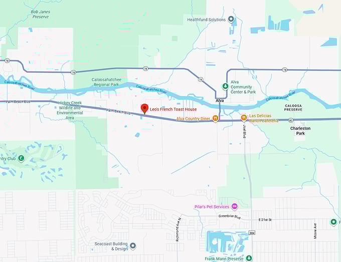 16. leo's french toast house map