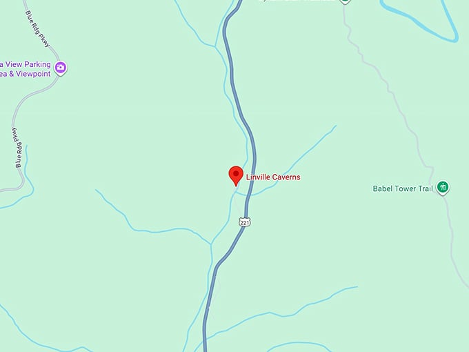 16. linville caverns, inc map
