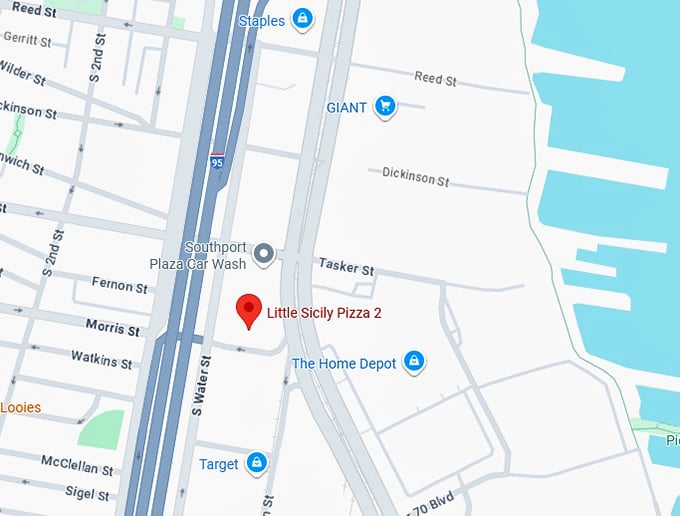 16. little sicily pizza 2 map