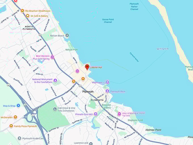 16. lobster hut map