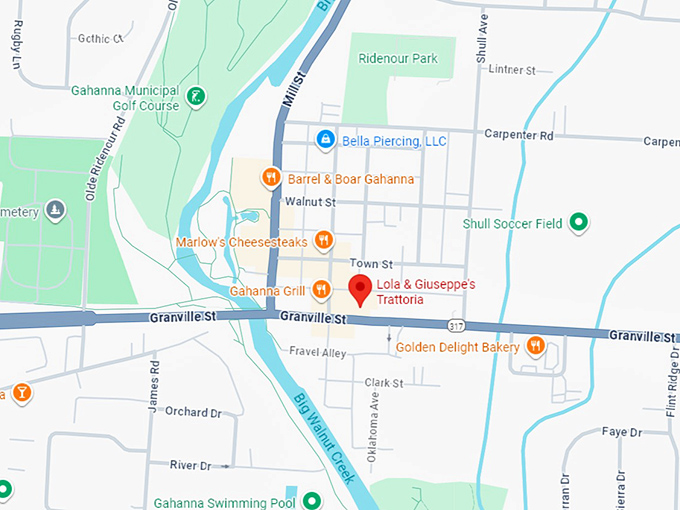 16. lola & giuseppe’s trattoria map
