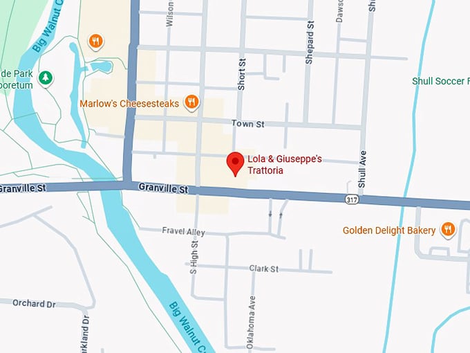 16. lola & giuseppe’s trattoria map