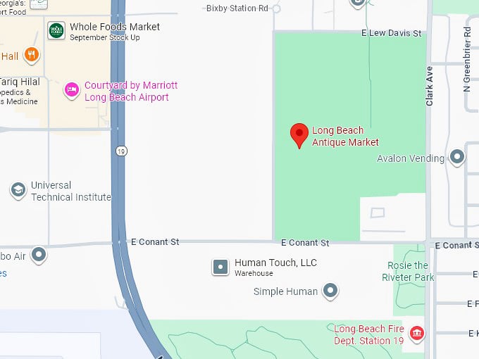 16. long beach antique market map
