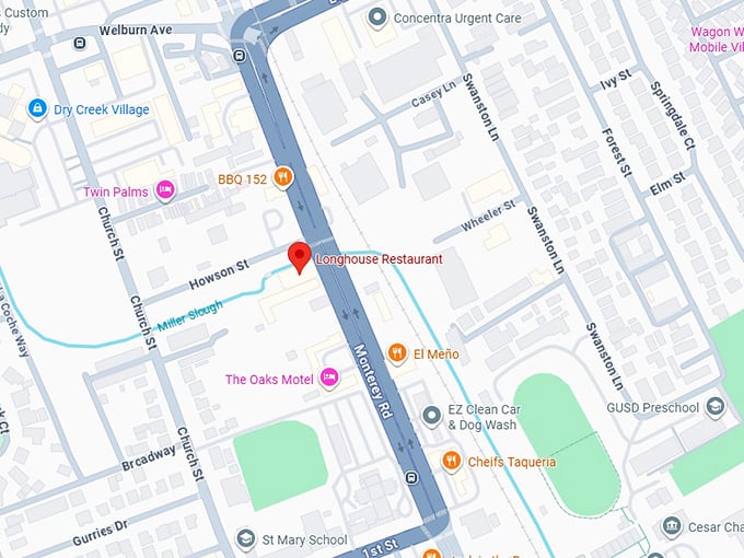 16. longhouse restaurant map