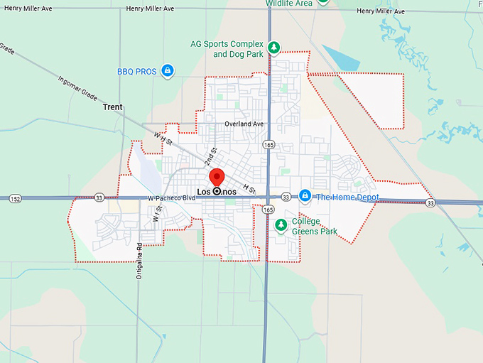 16. los banos map