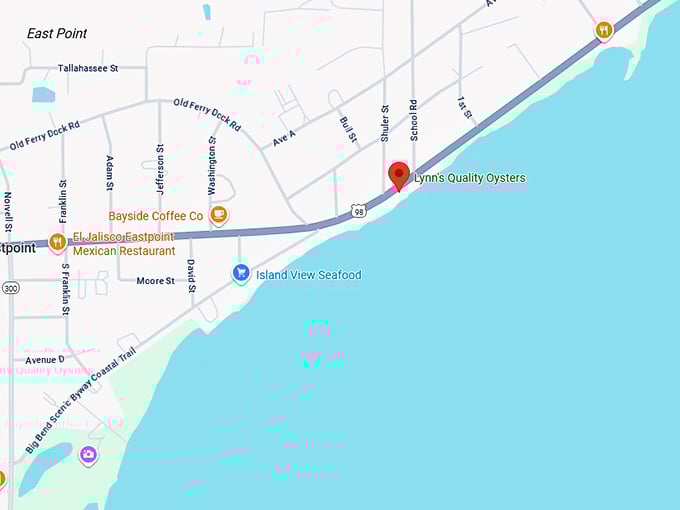 16. lynn’s quality oysters map