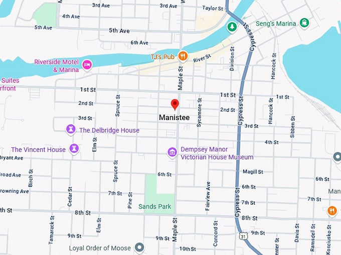 16. manistee map
