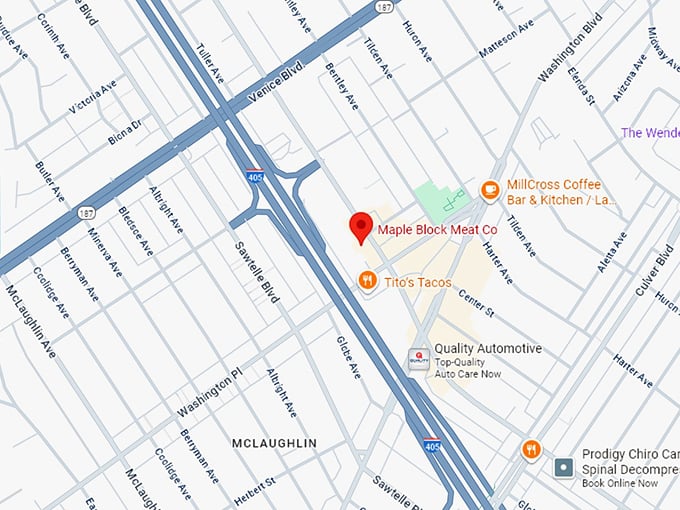 16. maple block barbecue map