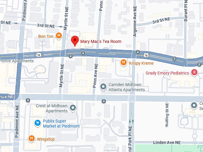 16. mary mac's tea room map