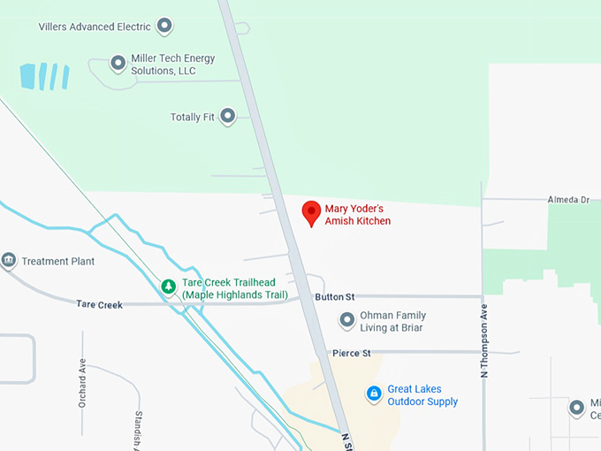 16. mary yoder's amish kitchen map