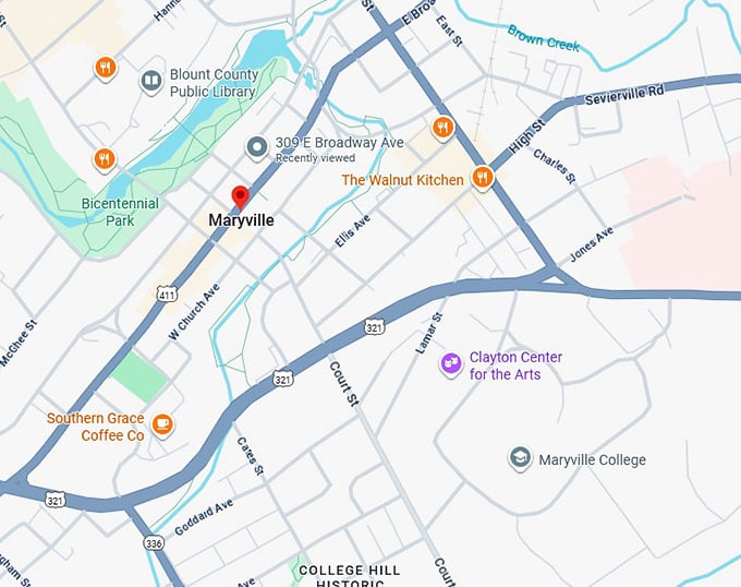 16. maryville map