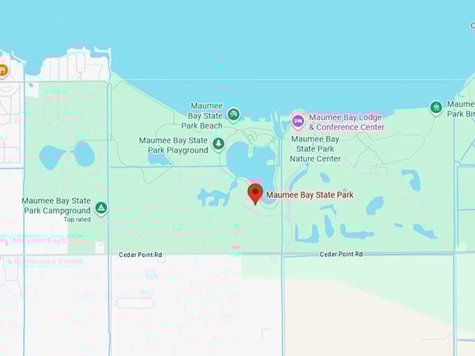 16. maumee bay state park 1400 state park rd map