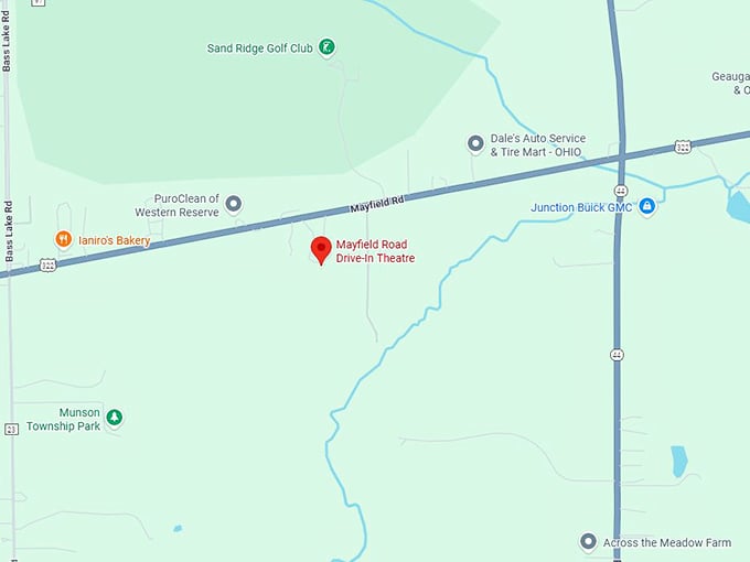 16. mayfield road drive in theatre map