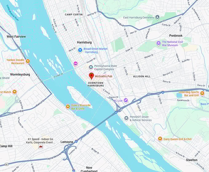 16. mcgrath’s pub map