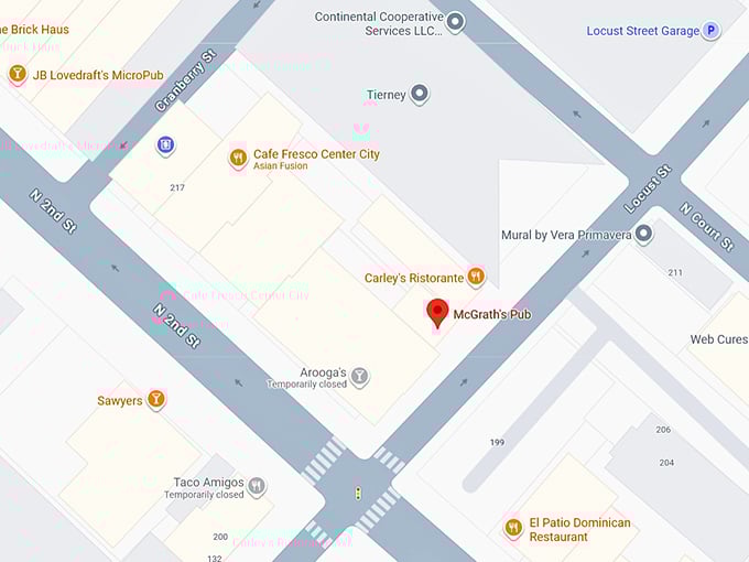 16. mcgrath's pub map