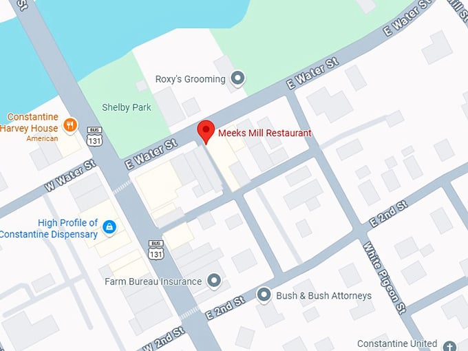 16. meeks mill restaurant map