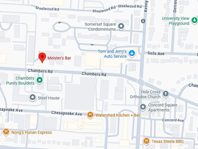 16. meister's bar map