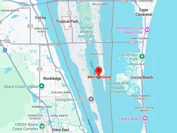 16. merritt island, fl map