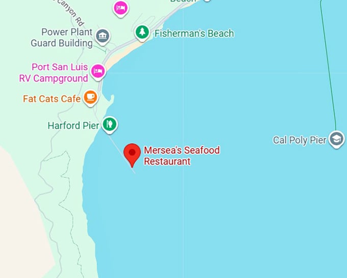 16. mersea’s seafood restaurant map