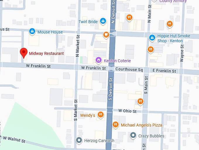 16. midway restaurant map