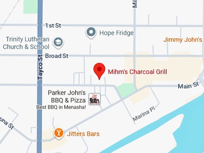 16. mihm’s charcoal grill map
