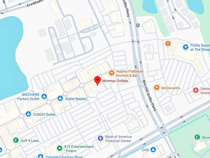 16. miromar outlets map