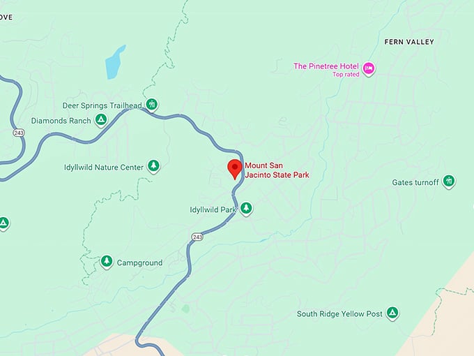 16. mount san jacinto state park map