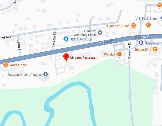 16. mr. lee’s restaurant map