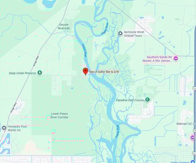16. nav a gator bar & grill map