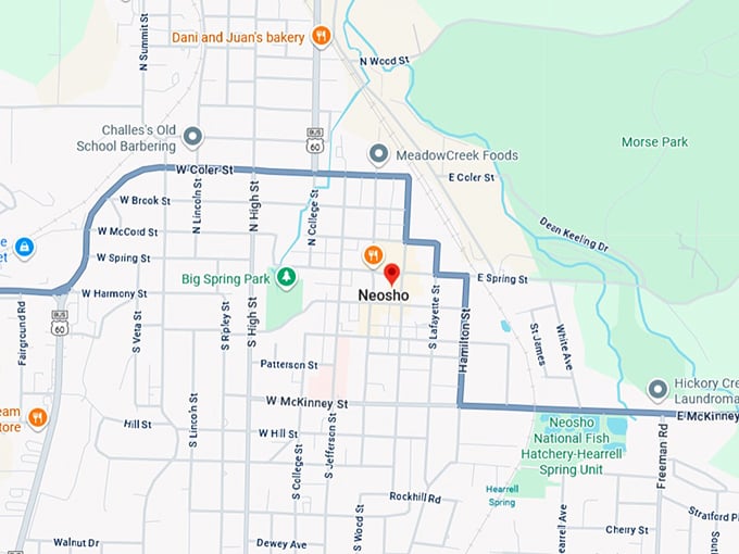 16. neosho map