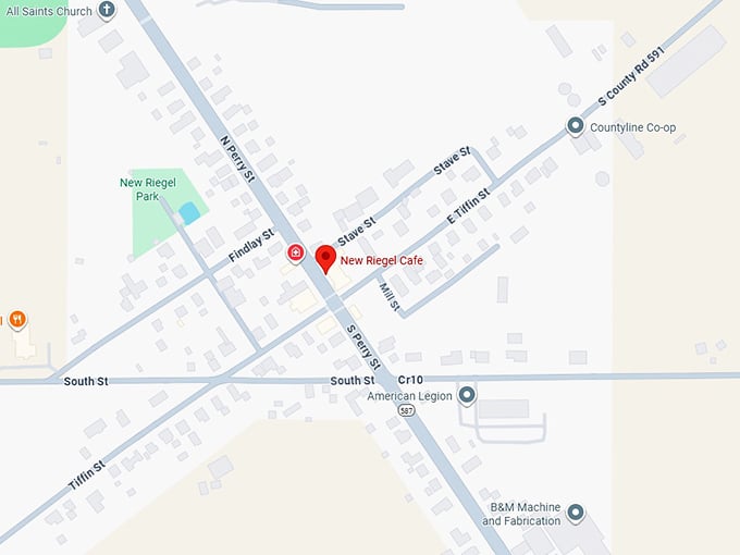 16. new riegel cafe map
