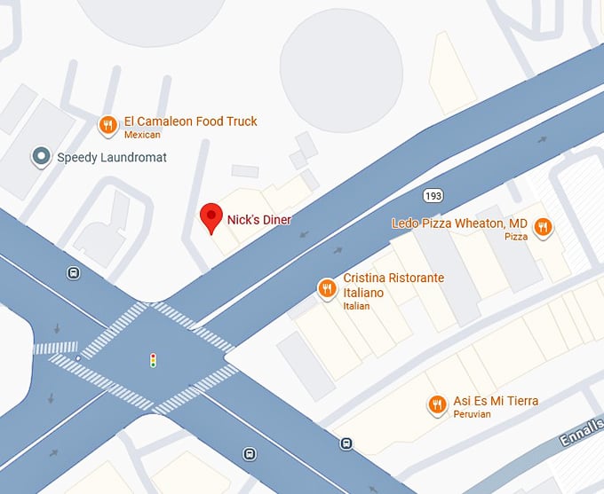 nick's diner map