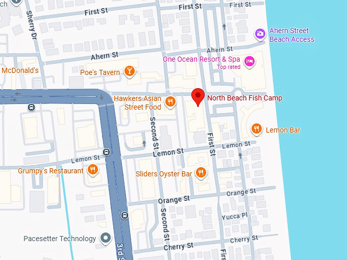 16. north beach fish camp map