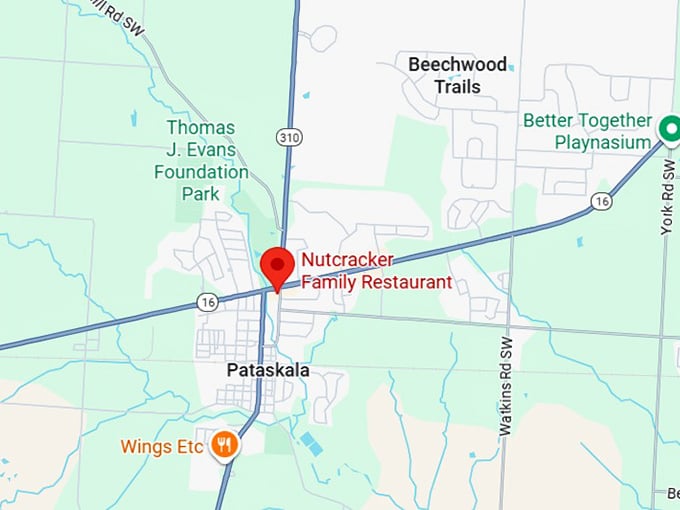 16. nutcracker family restaurant map