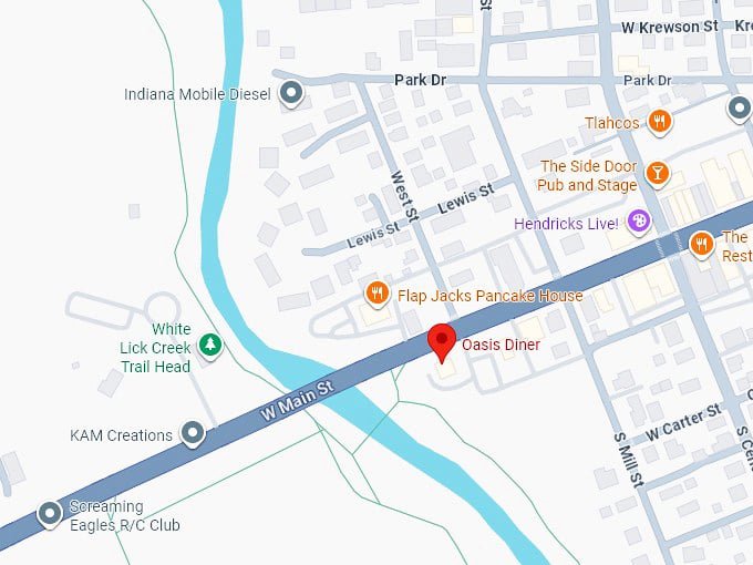 16. oasis diner map