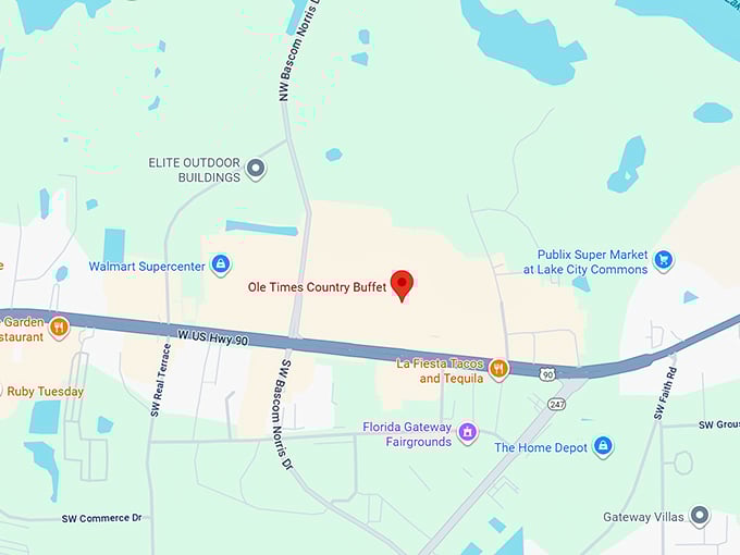 16. ole times country buffet map