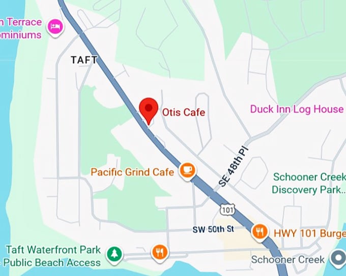 16. otis cafe map