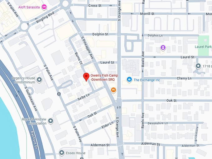 16. owen's fish camp downtown srq map