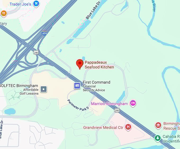 pappadeaux seafood kitchen map