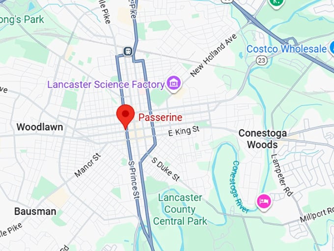 16. passerine map