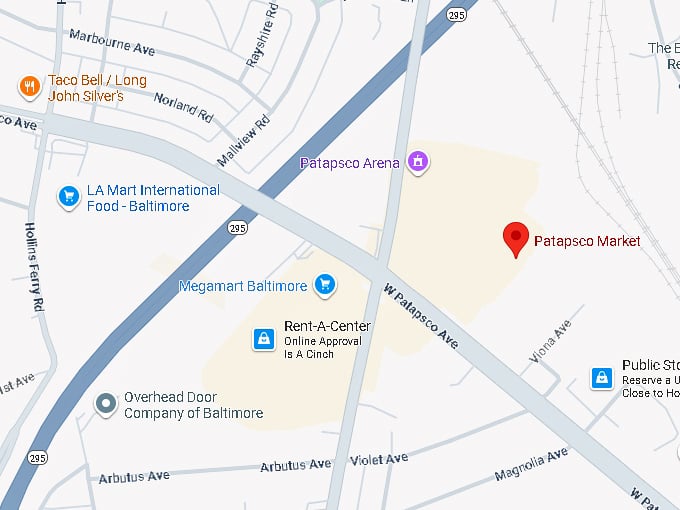 16. patapsco market map