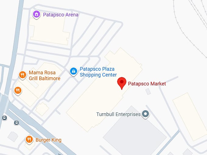 16. patapsco market map