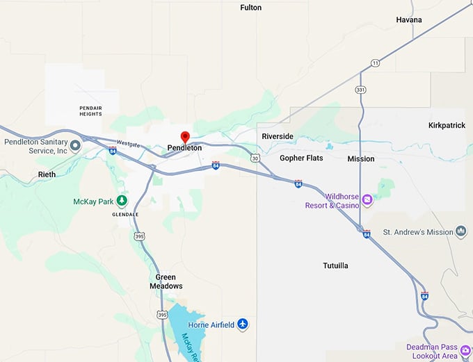 16. pendleton map