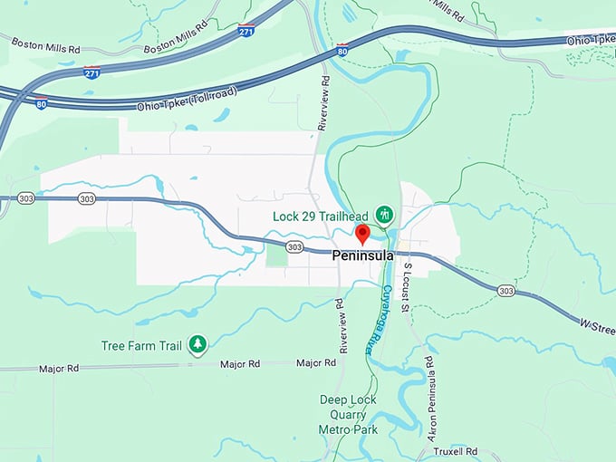 16. peninsula oh map