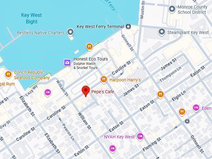 16. pepe's cafe map