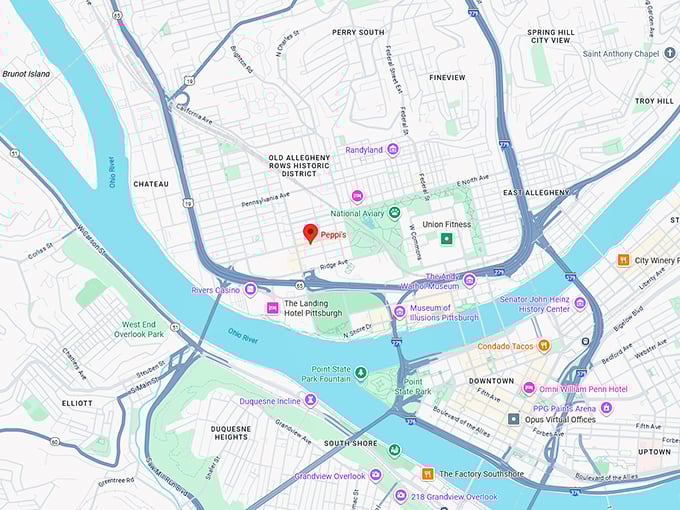 16. peppi's (927 western ave) map
